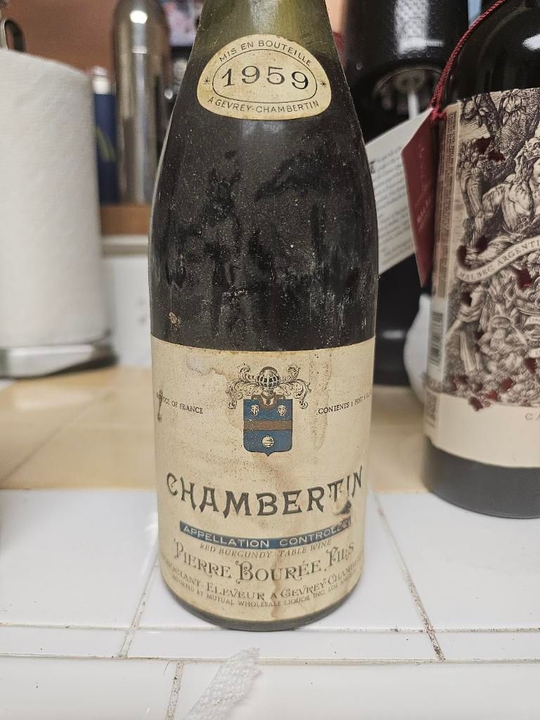 1962 Pierre Bourée Fils Chambertin, France, Burgundy, Côte de Nuits ...