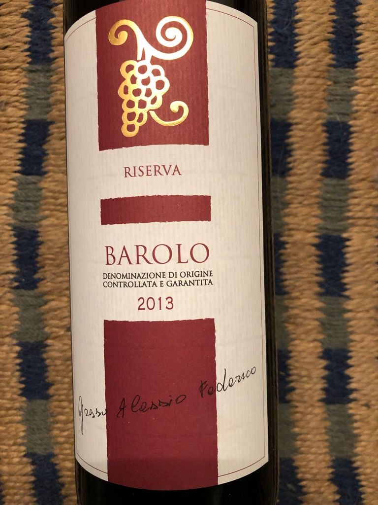 2013 Silvio Grasso Barolo Riserva, Italy, Piedmont, Langhe, Barolo ...