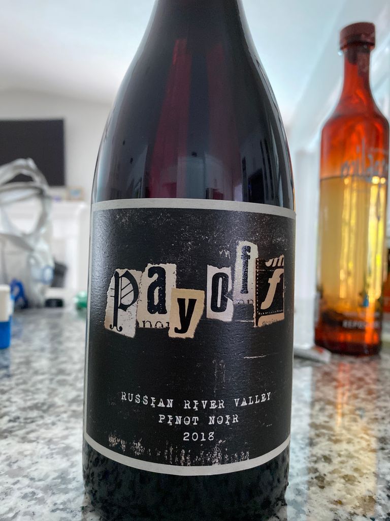 2019 Estate of the Art Pinot Noir Payoff, USA, California, Sonoma ...