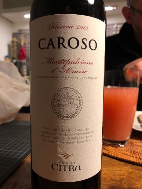 2013 Citra Montepulciano d'Abruzzo Caroso Riserva, Italy, Abruzzi ...