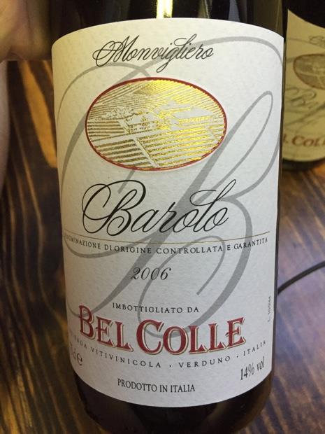 2006 Bel Colle Barolo Monvigliero, Italy, Piedmont, Langhe, Barolo ...
