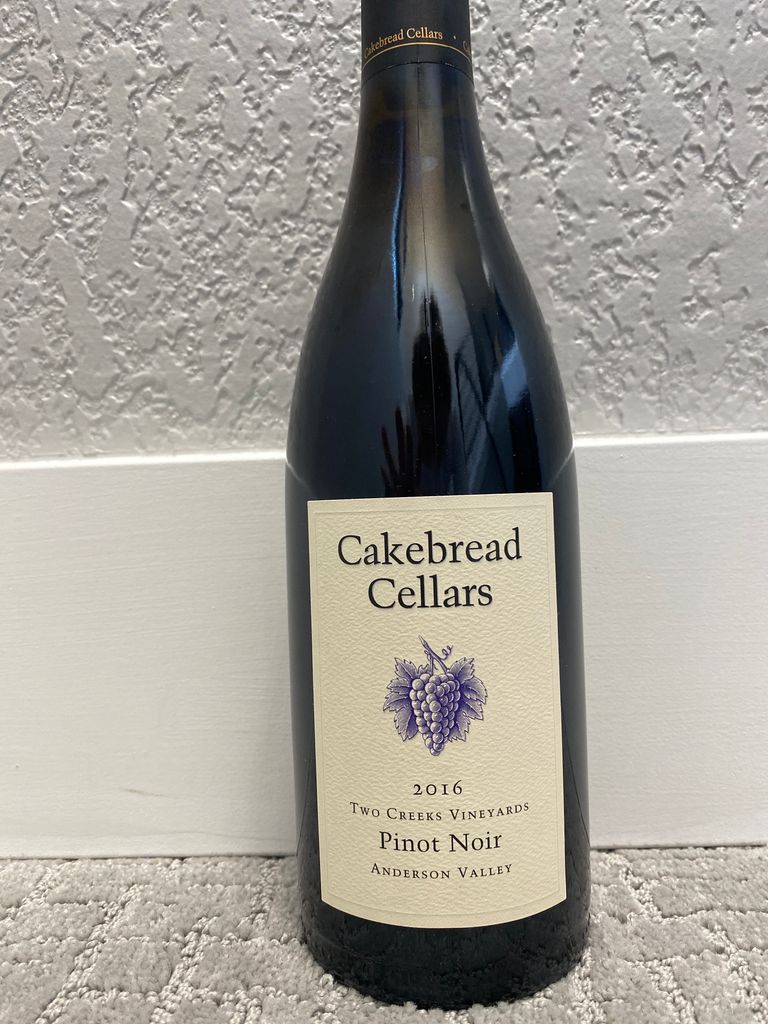 2016 Cakebread Cellars Pinot Noir Two Creeks Vineyard, USA, California ...