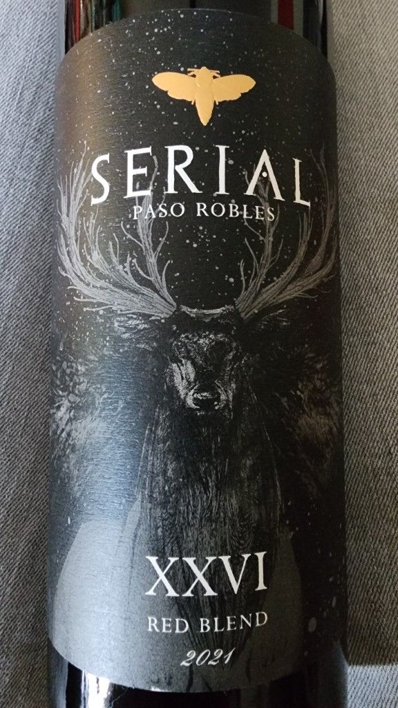 2021 Serial Wines Red Wine, USA, California, Central Coast, Paso Robles ...