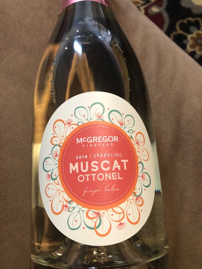 2019 McGregor Vineyards Muscat Ottonel Sparkling, USA, New York, Finger ...