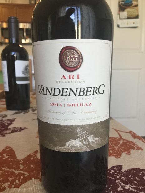 2015 Vandenberg Shiraz, Australia, Victoria, Central Victoria ...