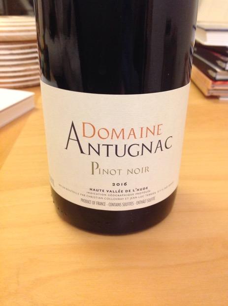 2016 Domaine Antugnac Pinot Noir, France, Languedoc Roussillon ...