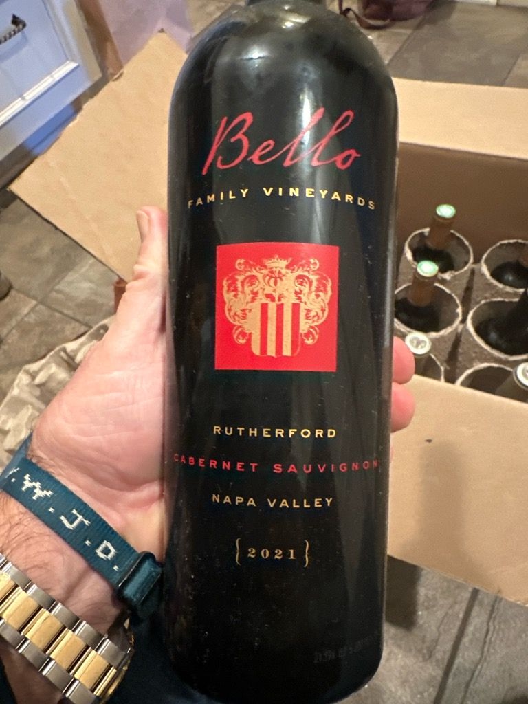 2021 Bello Family Vineyards Cabernet Sauvignon, USA, California, Napa ...
