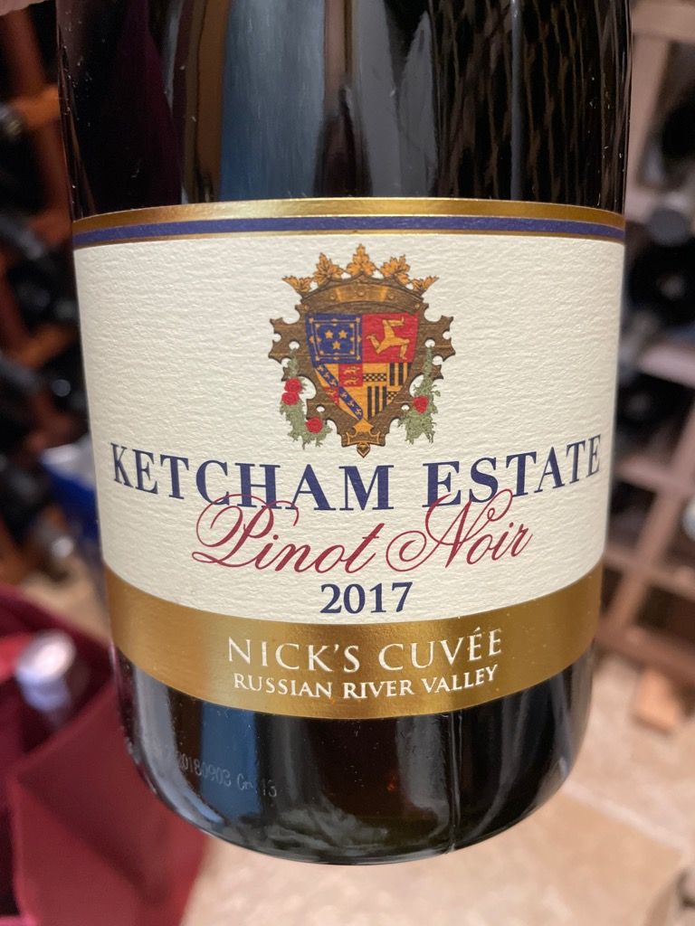 2021 Ketcham Estate Pinot Noir Nick's Cuvee Russian River Valley, USA ...