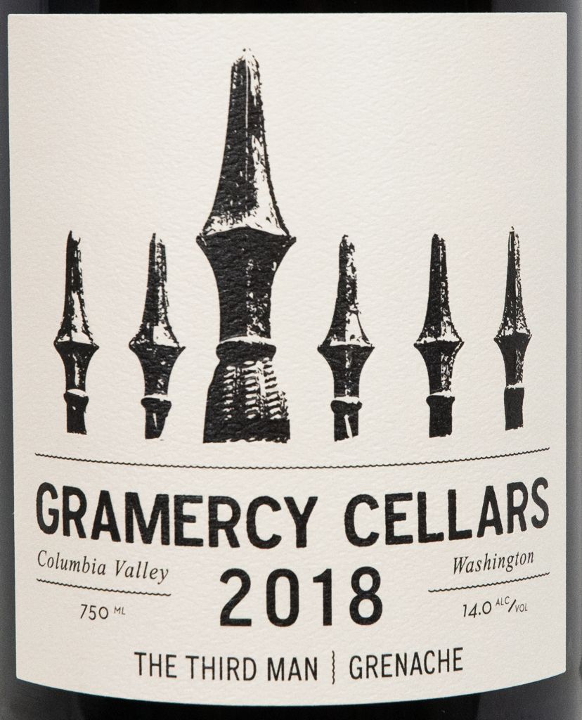 2018 Gramercy Cellars Grenache The Third Man, USA, Washington, Columbia ...