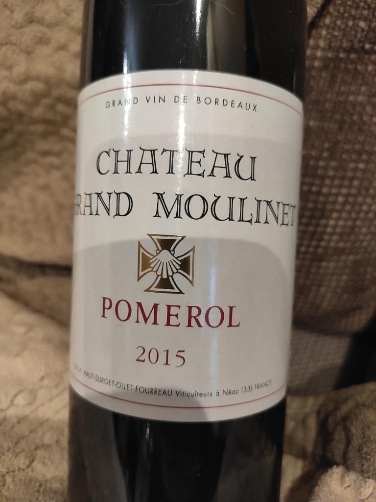 2015 Château Grand Moulinet, France, Bordeaux, Libournais, Pomerol ...