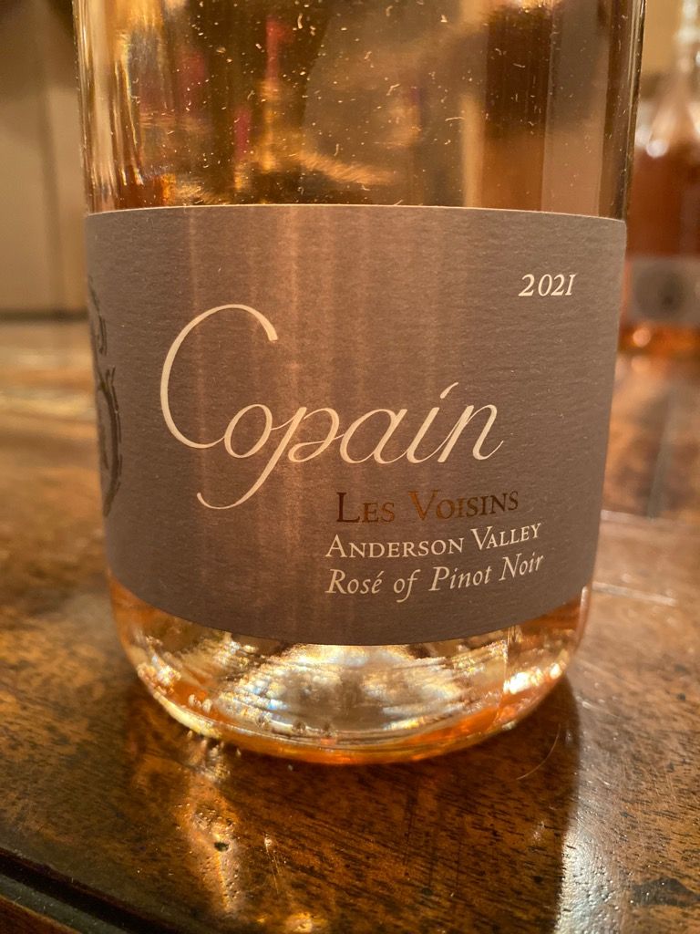 2021 Copain Rosé Les Voisins, USA, California, North Coast, Anderson ...