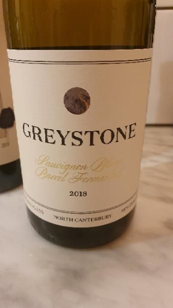 2018 Greystone / Grey's Peak Sauvignon Blanc Barrel Fermented, New ...