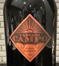 2022 Cardano Cabernet Sauvignon Campo, USA, California, Napa Valley ...