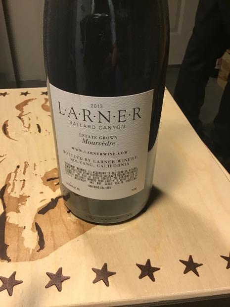 2013 Larner Vineyard Mourvèdre, USA, California, Central Coast, Ballard ...