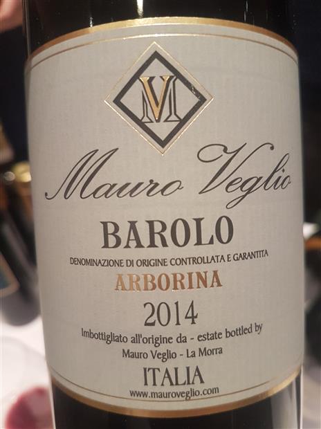 2014 Mauro Veglio Barolo Vigneto Arborina, Italy, Piedmont, Langhe ...
