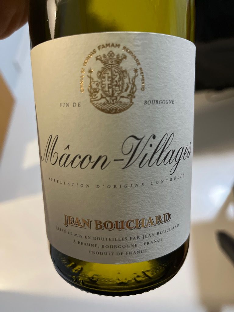 2020 Jean Bouchard Mâcon-Villages, France, Burgundy, Mâconnais, Mâcon ...