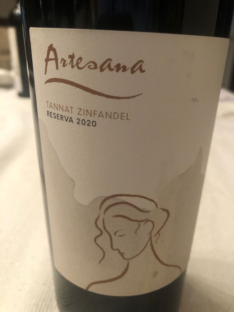 2020 Artesana Tannat - Zinfandel Reserva Las Brujas, Uruguay, Canelones ...