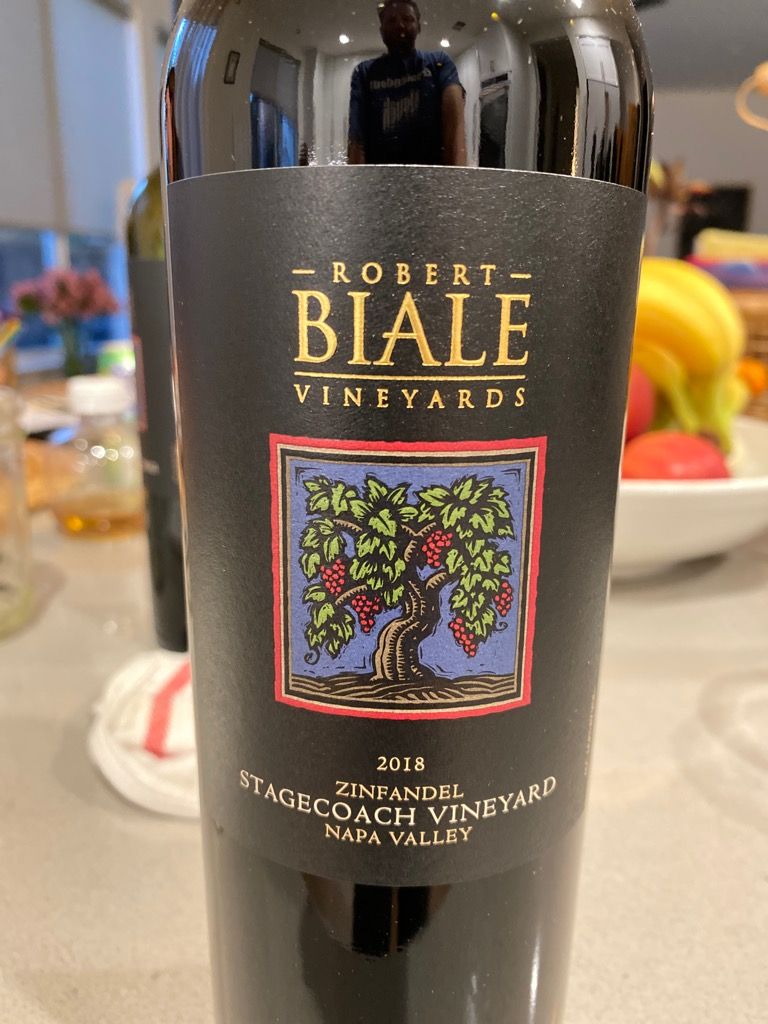 2018 Robert Biale Zinfandel The Biale Block Stagecoach Vineyard, USA ...