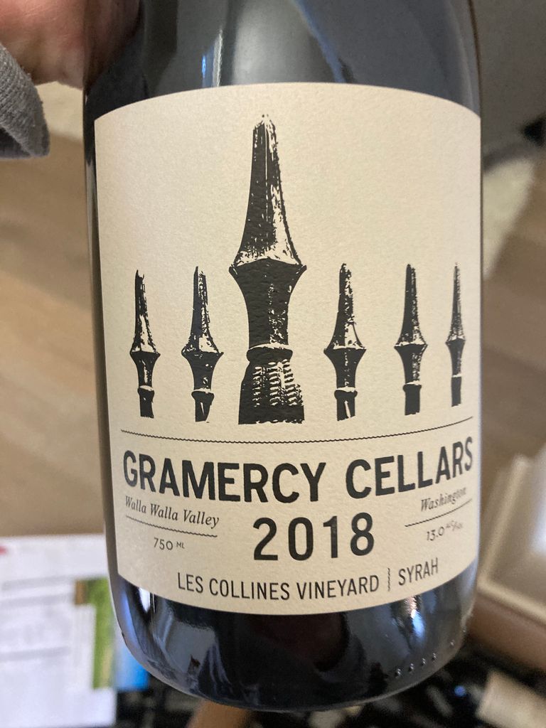 2018 Gramercy Cellars Syrah Les Collines Vineyard, USA, Washington ...