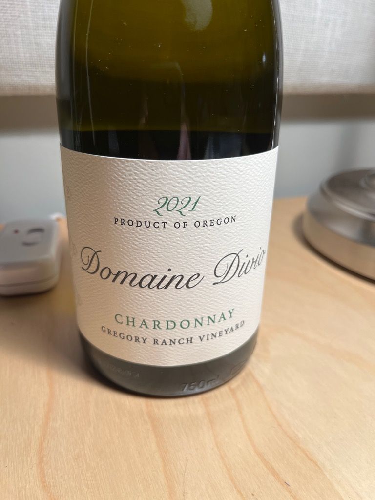 2021 Domaine Divio Chardonnay Gregory Ranch Vineyard, USA, Oregon ...