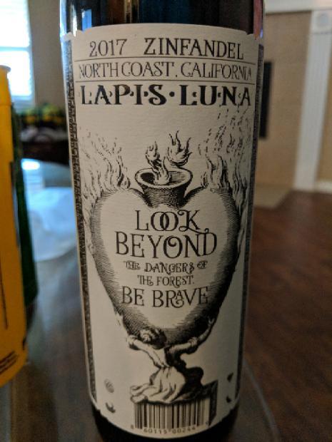 2017 Lapis Luna Zinfandel, USA, California, North Coast - CellarTracker