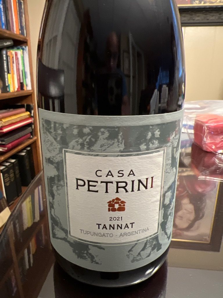 2021 Casa Petrini Tannat, Argentina, Mendoza, Valle de Uco, Tupungato ...