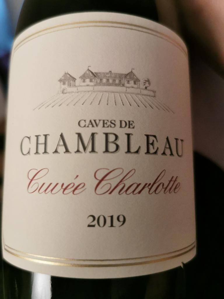 2019 Domaine de Chambleau Caves de Chambleau "Cuvée Charlotte ...