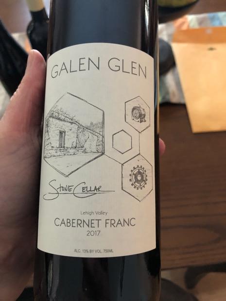 2017 Galen Glen Cabernet Franc Stone Cellar, USA, Pennsylvania, Lehigh ...