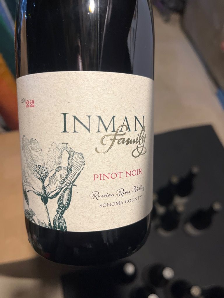 2022 Inman Family Pinot Noir, USA, California, Sonoma County, Russian ...