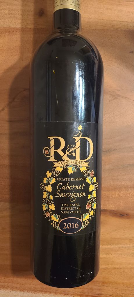 2011 R&D Vineyards Cabernet Sauvignon Estate Reserve, USA, California ...