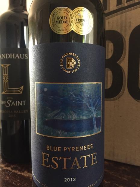 2013 Blue Pyrenees Estate Cabernet Blend, Australia, Victoria, Western ...