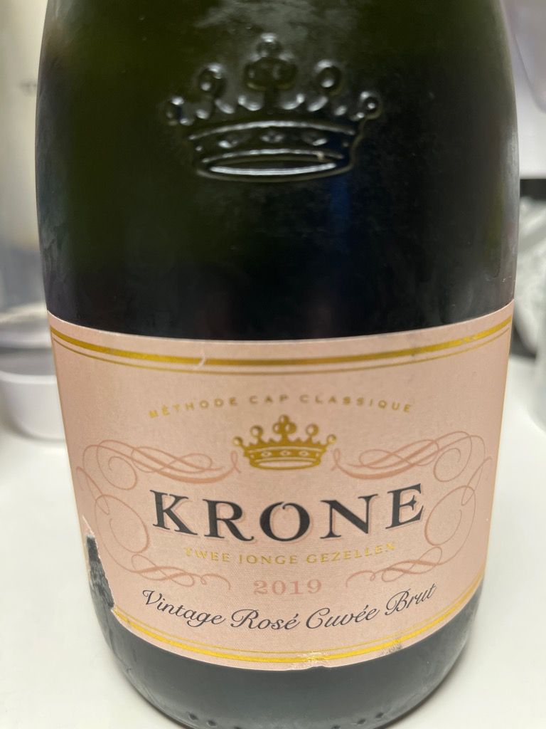 2021 Twee Jonge Gezellen Krone MCC Cuvée Rosé Brut, South Africa ...