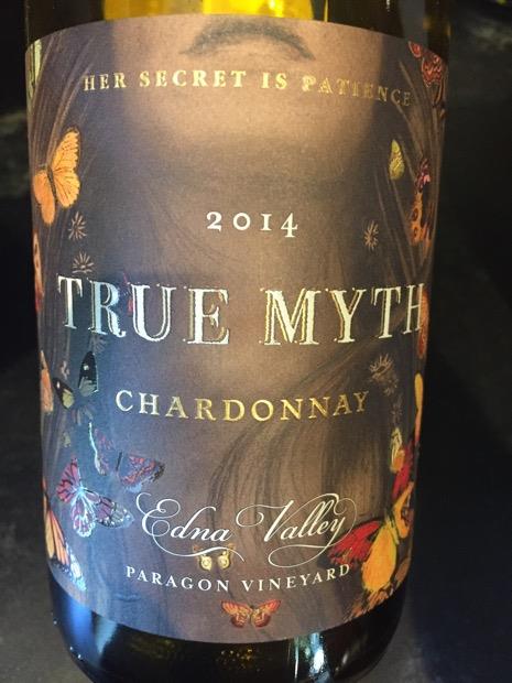 2020 True Myth Chardonnay, USA, California, Central Coast, Edna Valley ...