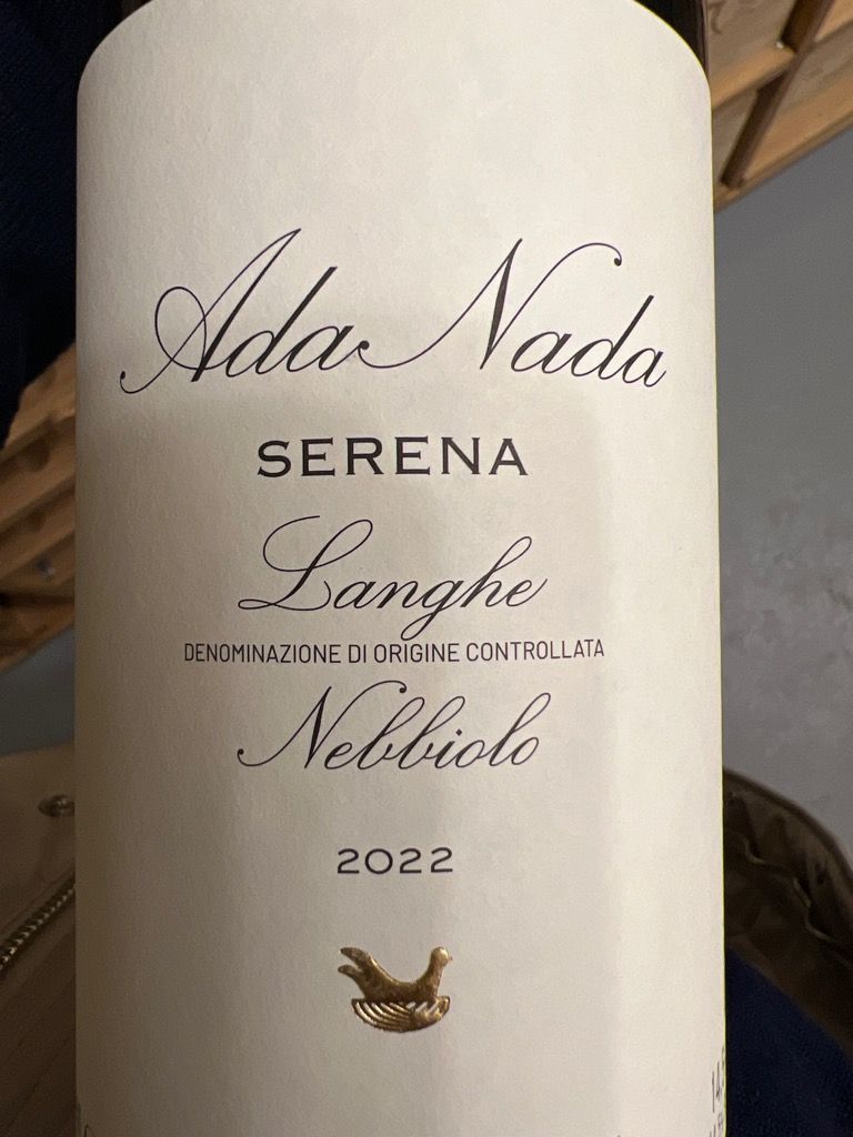 2023 Ada Nada Langhe Nebbiolo Serena, Italy, Piedmont, Langhe, Langhe ...