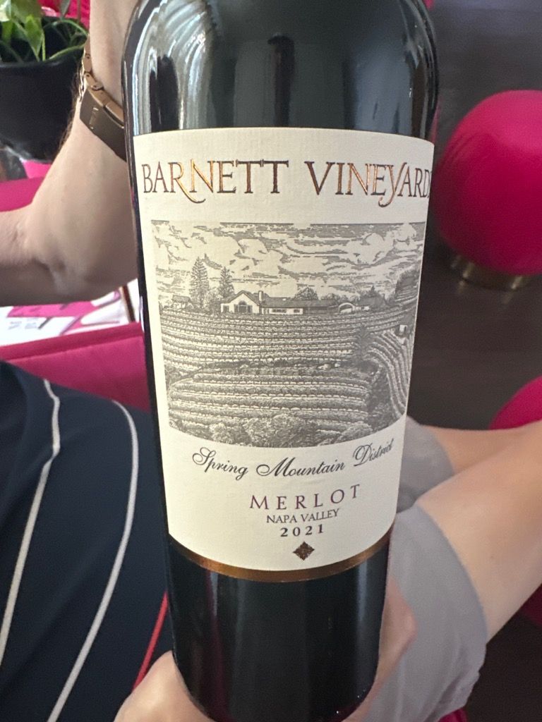 Community Tasting Notes - 2021 Barnett Vineyards Merlot Spring Mountain ...