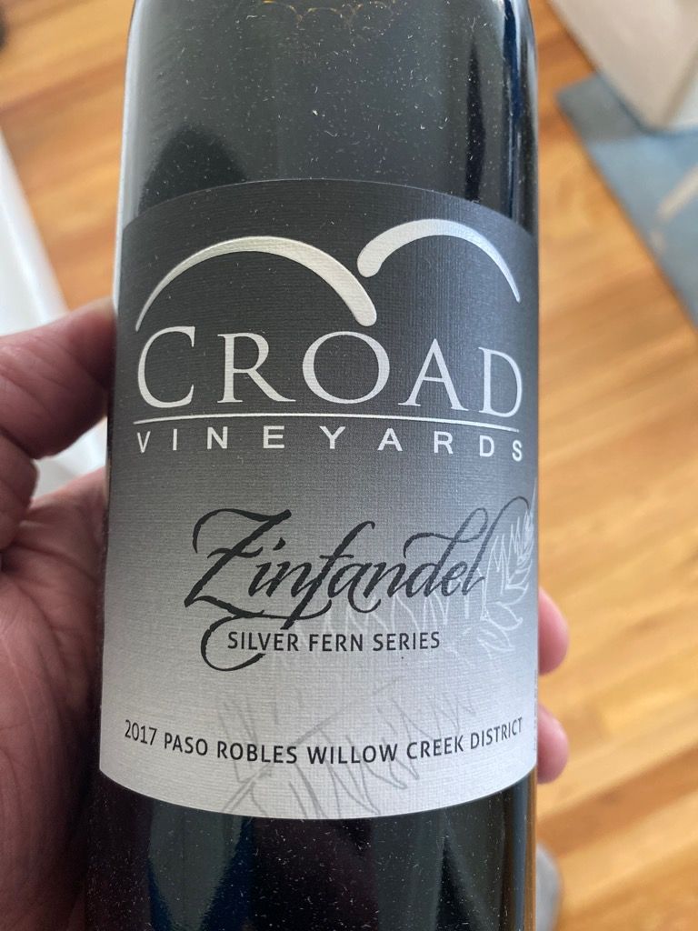 2020 Croad Vineyards Zinfandel Silver Fern Series, USA, California ...