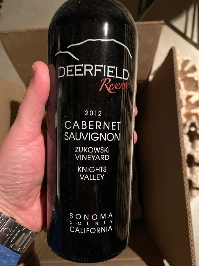 2012 Deerfield Ranch Cabernet Sauvignon Reserve Zukowski Vineyard, USA ...