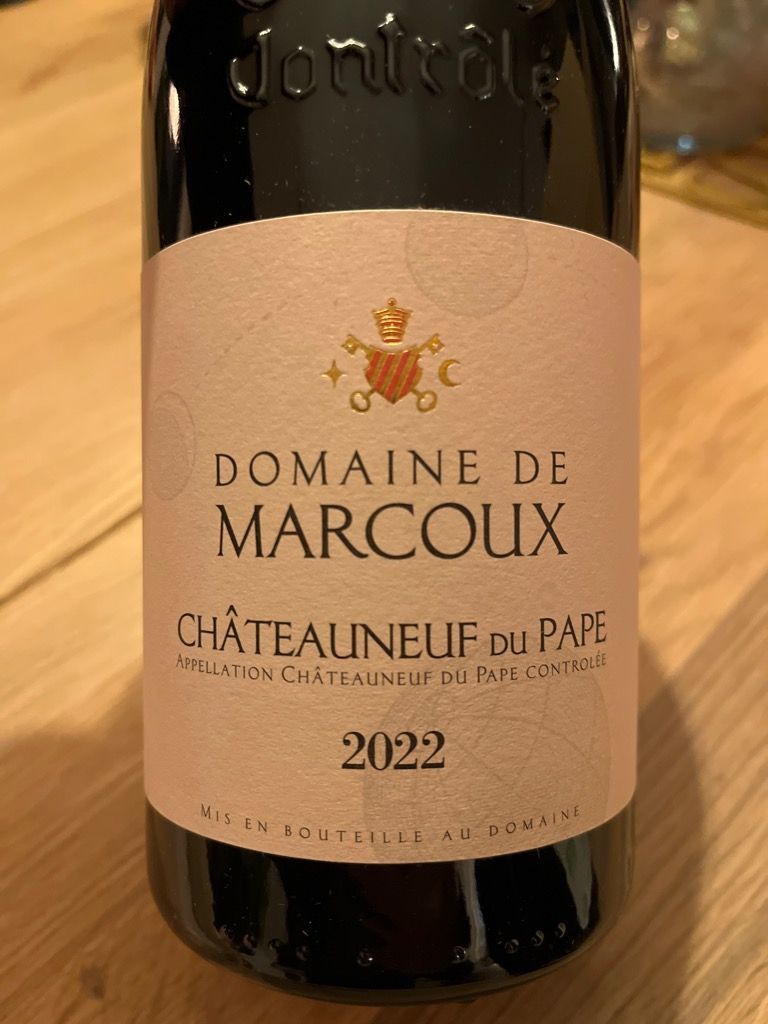 2022 Domaine de Marcoux Châteauneuf-du-Pape, France, Rhône, Southern ...