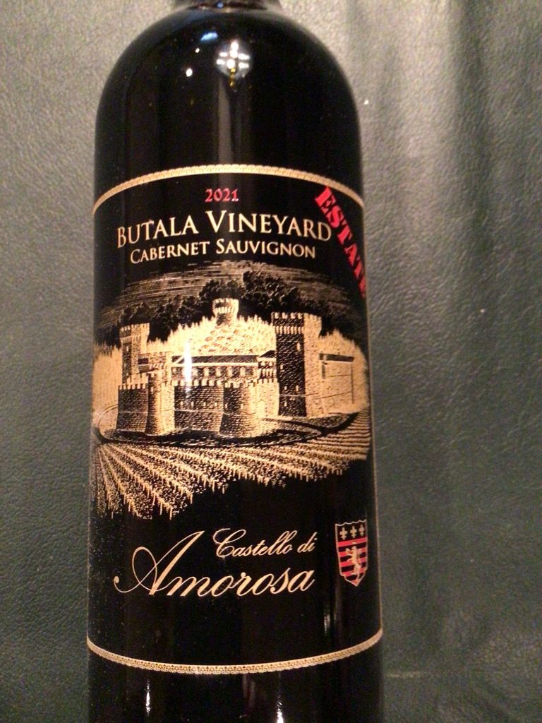 2021 Castello di Amorosa Cabernet Sauvignon Estate Butala, USA ...