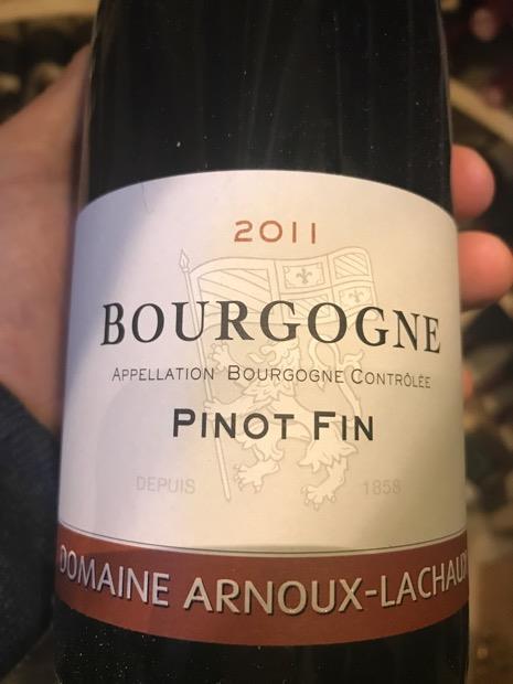 2011 Pascal Lachaux Bourgogne Pinot Fin, France, Burgundy, Bourgogne ...