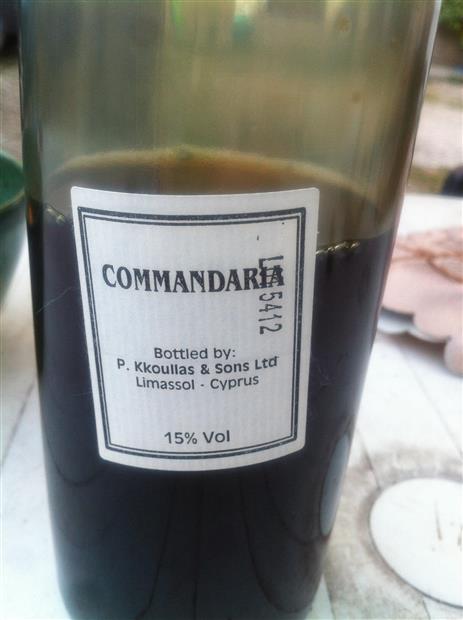 NV Kkoullas and Sons Commandaria, Cyprus, Commandaria - CellarTracker
