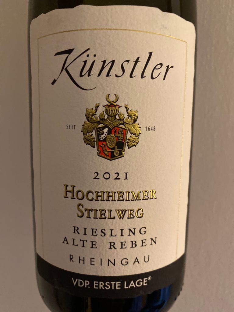 2022 Künstler Hochheimer Stielweg Riesling Alte Reben trocken, Germany ...