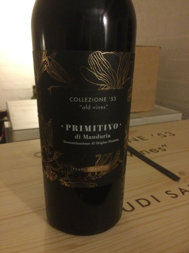 NV Feudi Salentini Primitivo di Manduria Collezione '53 Old Vines ...