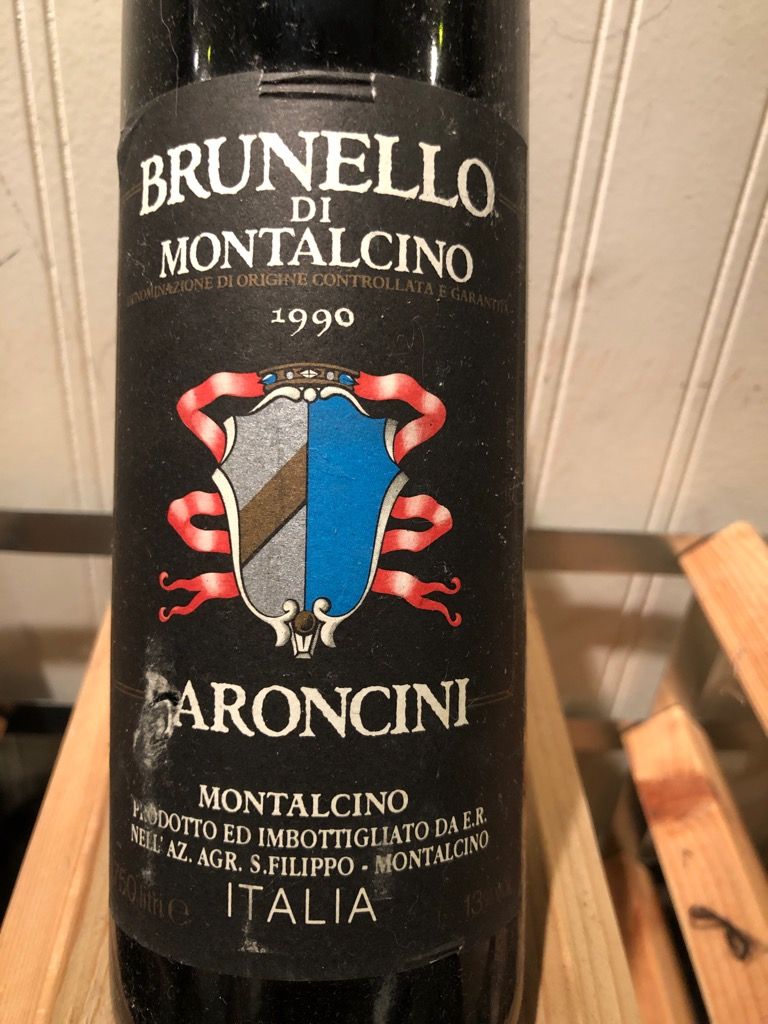 1991 Baroncini Brunello di Montalcino, Italy, Tuscany, Montalcino ...