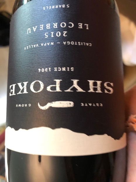 2015 Shypoke Cellars Charbono Calistoga, USA, California, Napa Valley ...