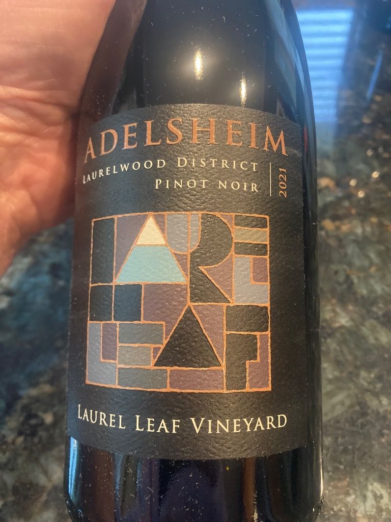 2021 Adelsheim Pinot Noir Laurel Leaf Vineyard, USA, Oregon, Willamette ...