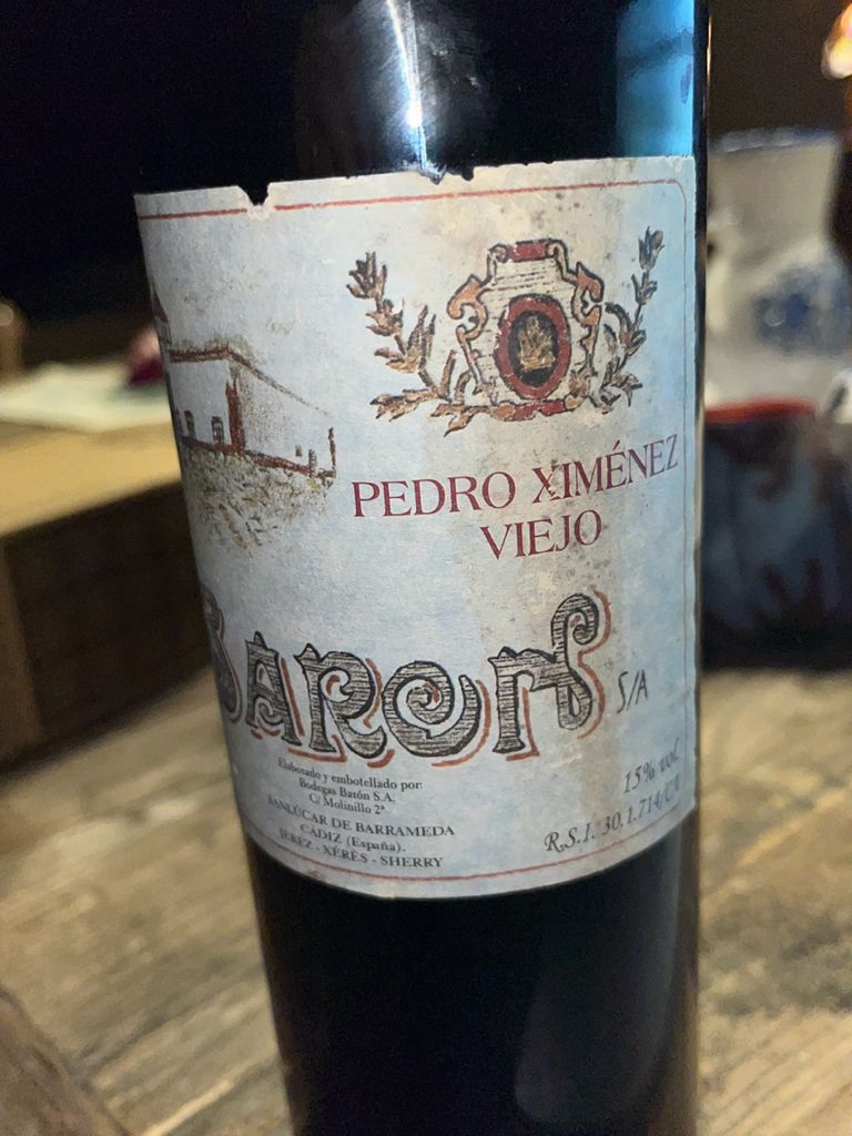 NV Bodegas Barón Jerez-Xérès-Sherry Pedro Ximénez Viejo, Spain ...
