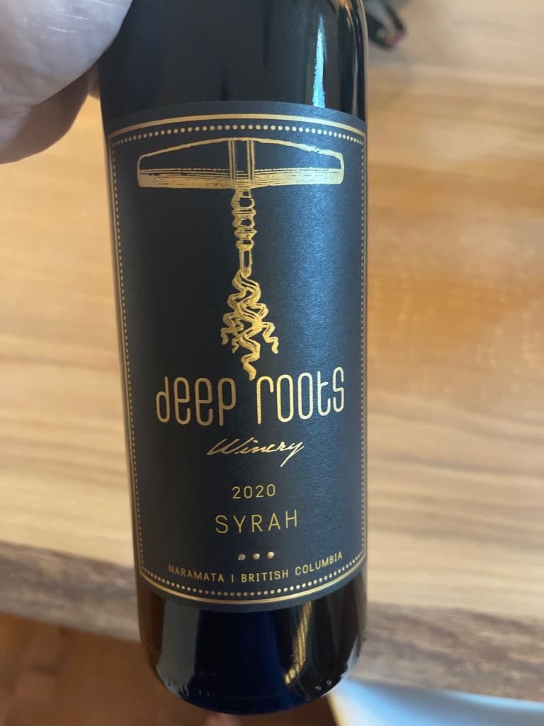2020 Deep Roots Winery Syrah, Canada, British Columbia, Okanagan Valley ...
