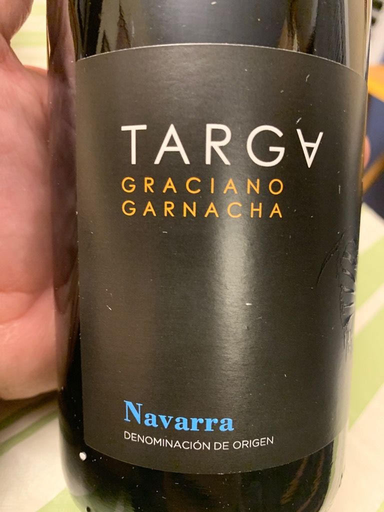 2018 Targa Navarra Graciano Garnacha, Spain, Navarra - CellarTracker