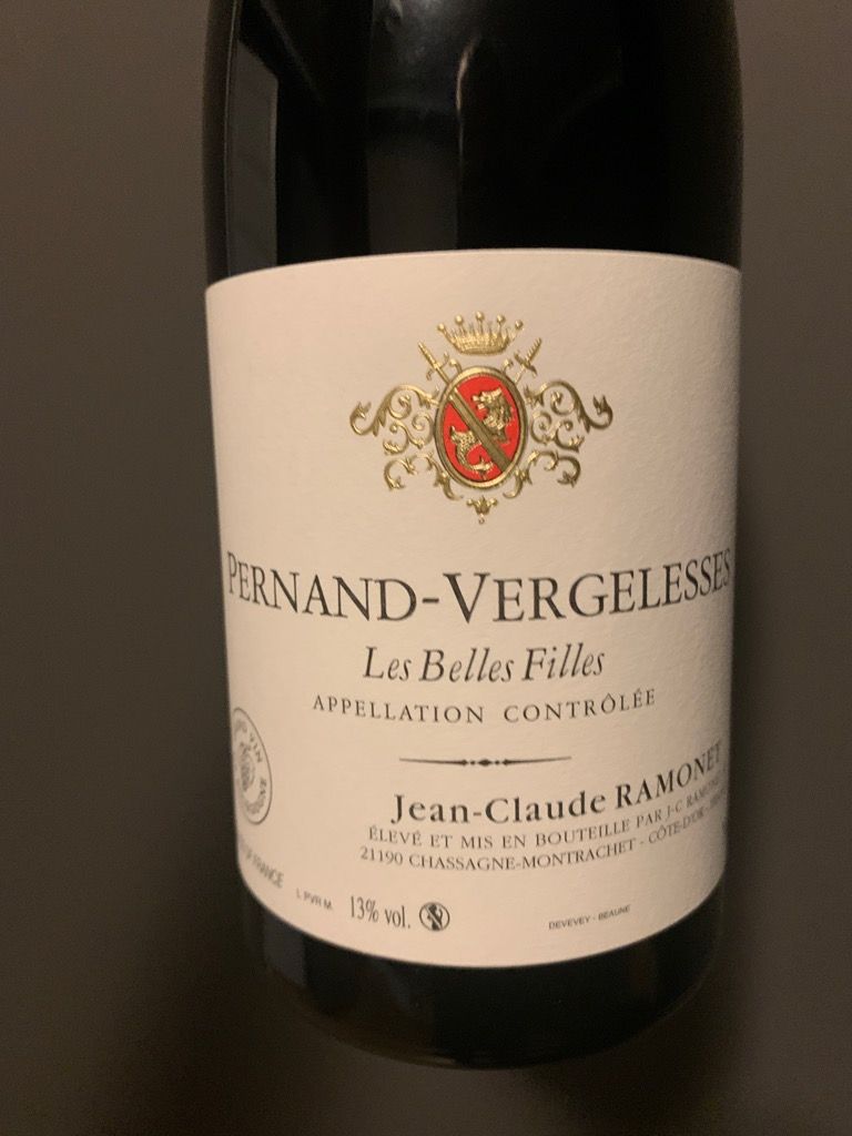2020 Jean-Claude Ramonet Pernand-Vergelesses Les Belles Filles, France ...